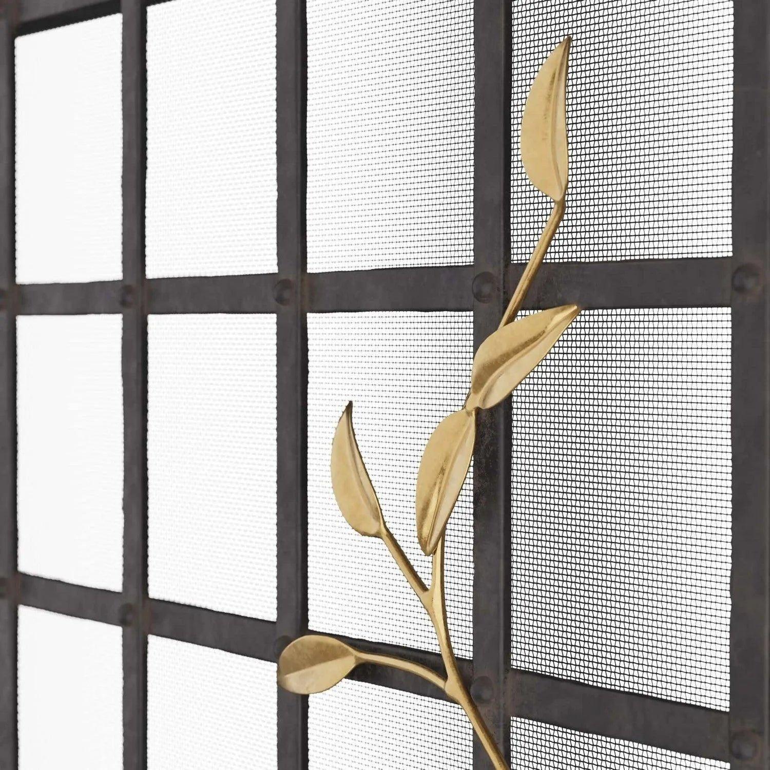 Rivet Fire Screen | Arteriors – Canada Light Shop