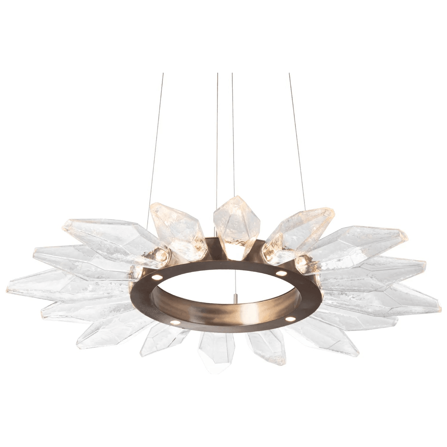 Rock Crystal Radial Ring, 42-Inch | Hammerton Studio – Canada Light Shop