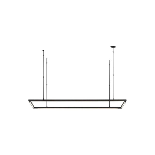 Stagger Rectangular LED Linear Suspension | Visual Comfort Modern ...